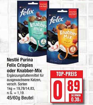 Felix Knabber-Mix Angebot bei Edeka