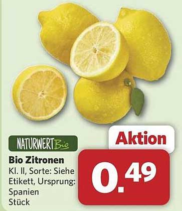 Bio Zitronen Angebot bei Combi - ProspektGuru.de