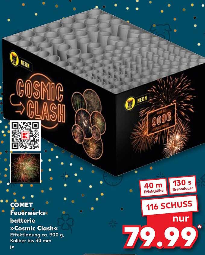 Comet Feuerwerksbatterie »Cosmic Clash« Angebot bei Kaufland ...