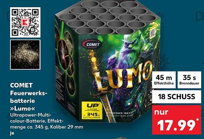 Comet Feuerwerksbatterie »Cyberpunk« Angebot bei Kaufland - ProspektGuru.de