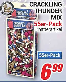 Crackling Thunder Mix 55Er-Pack Angebot bei CENTERSHOP - ProspektGuru.de