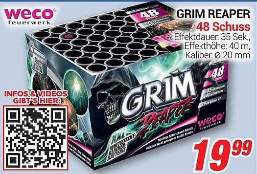 Grim Reaper 48-Schuss Xxl-Multieffekt- Blinker-Batterie Angebot bei ...