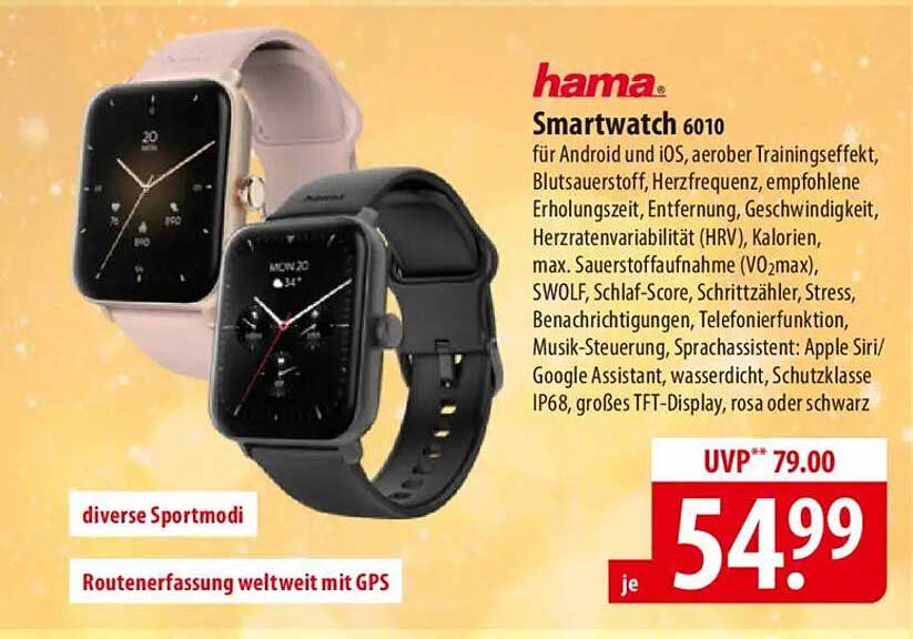 Hama 178627 Smartwatch 9000 Angebot bei MEDIMAX - ProspektGuru.de