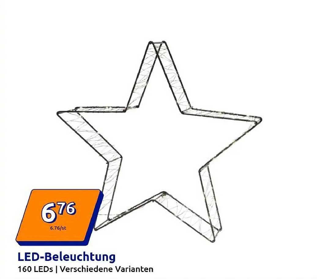 Led-Beleuchtung Stern Mit 160 Leds - Verschiedene Varianten Angebot bei ...