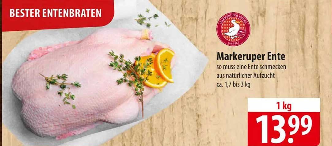 Markeruper Ente Angebot bei Famila Nord Ost - ProspektGuru.de