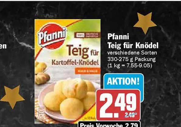Pfanni Teig Für Knödel 330-275 G Angebot bei AEZ - ProspektGuru.de