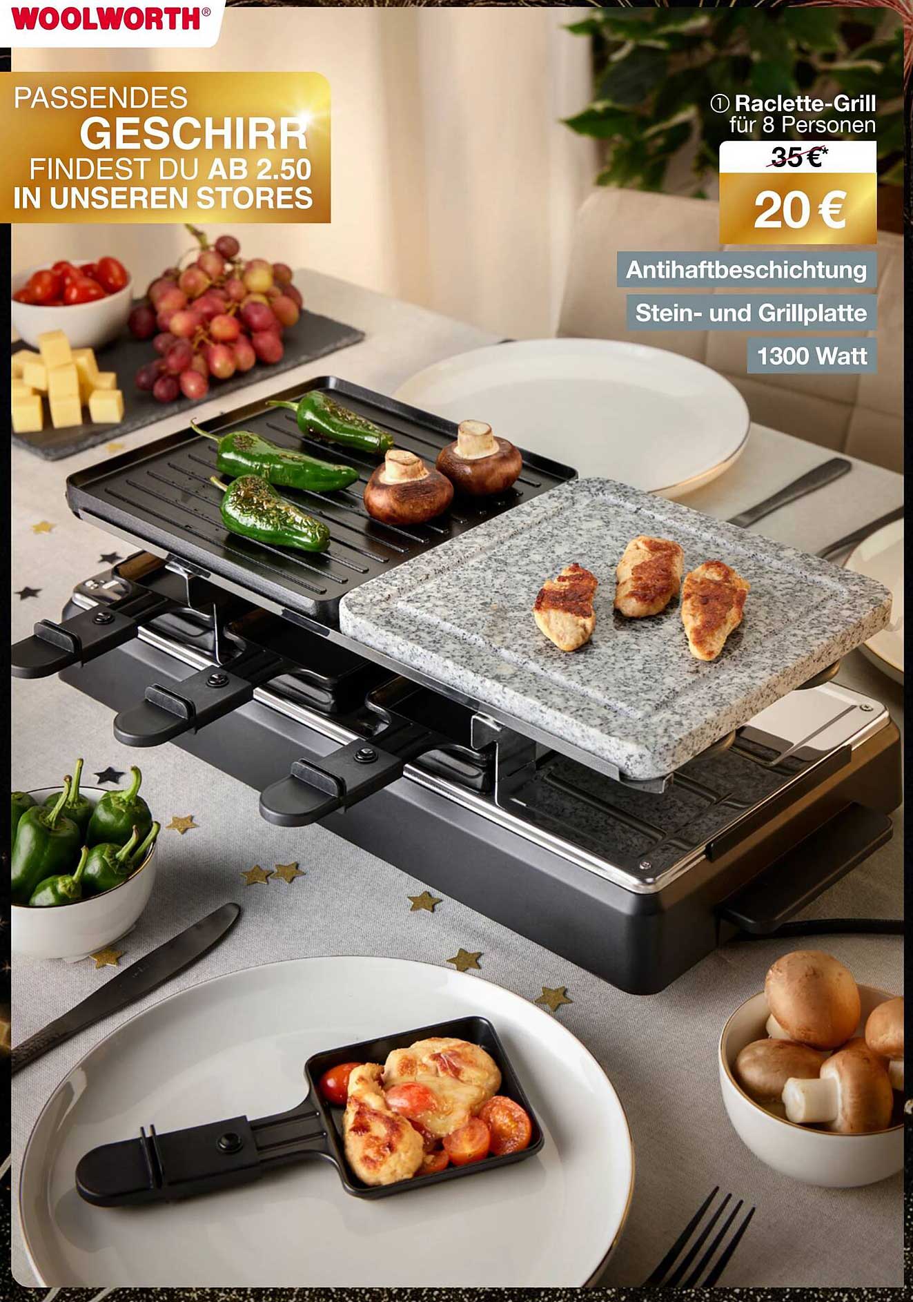 Raclette-Grill Mit Natursteinplatte Für 8 Personen Angebot bei Thomas ...