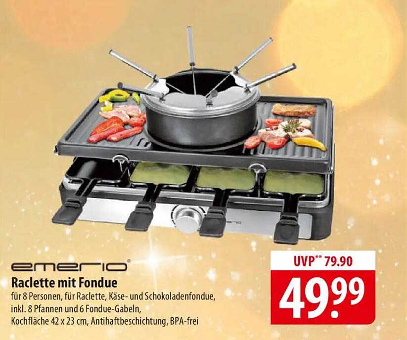 Raclette-Grill Mit Natursteinplatte Für 8 Personen Angebot bei Thomas ...