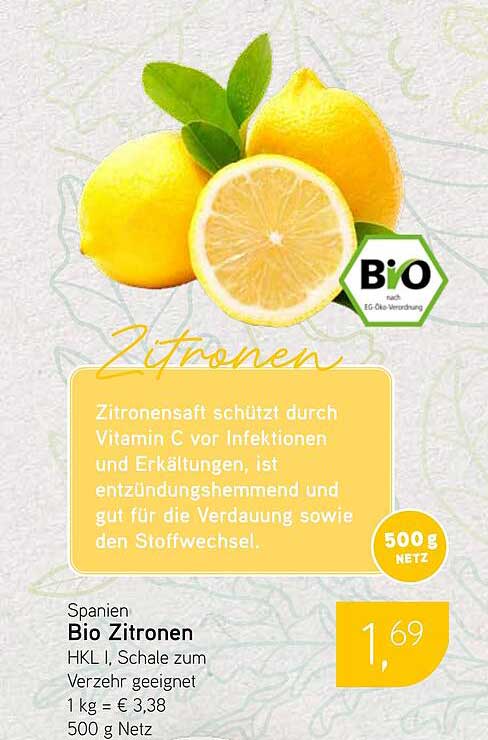 Bio Zitronen Angebot bei Dornseifer - ProspektGuru.de