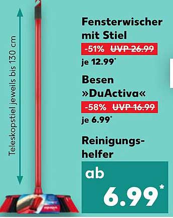 Fensterwischer Mit Stiel Angebot bei Kaufland - ProspektGuru.de