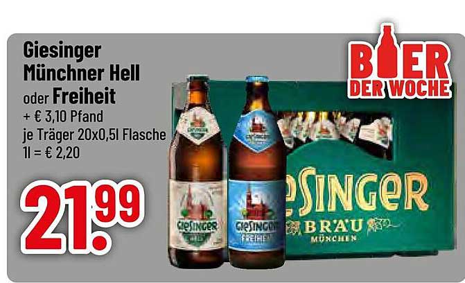 Giesinger Münchner Hell Oder Freiheit Angebot bei trinkgut ...