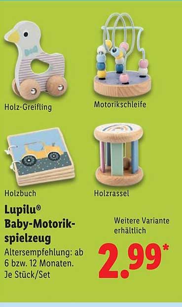 Lupilu® Baby-Motorspielzeug Angebot bei Lidl - ProspektGuru.de