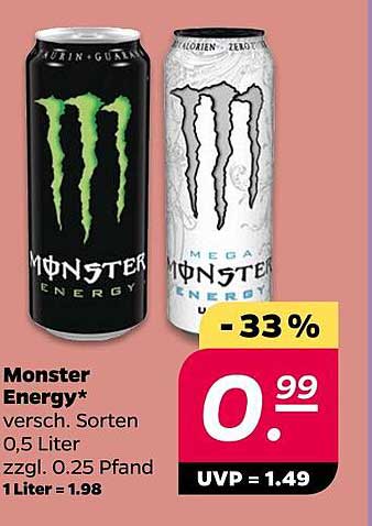 Monster Energy* Angebot bei NETTO - ProspektGuru.de