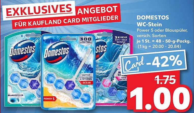 Domestos Wc-Stein Angebot bei Kaufland