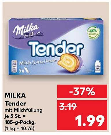 Milka Tender Angebot bei Kaufland