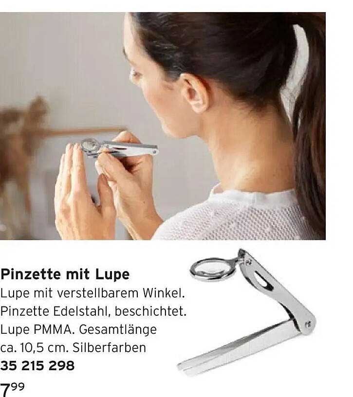 Pinzette Mit Lupe Angebot bei Tchibo - ProspektGuru.de