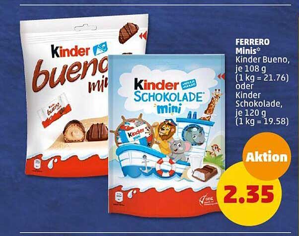 Ferrero Minis: Kinder Bueno Mini Oder Kinder Schokolade Mini Angebot ...