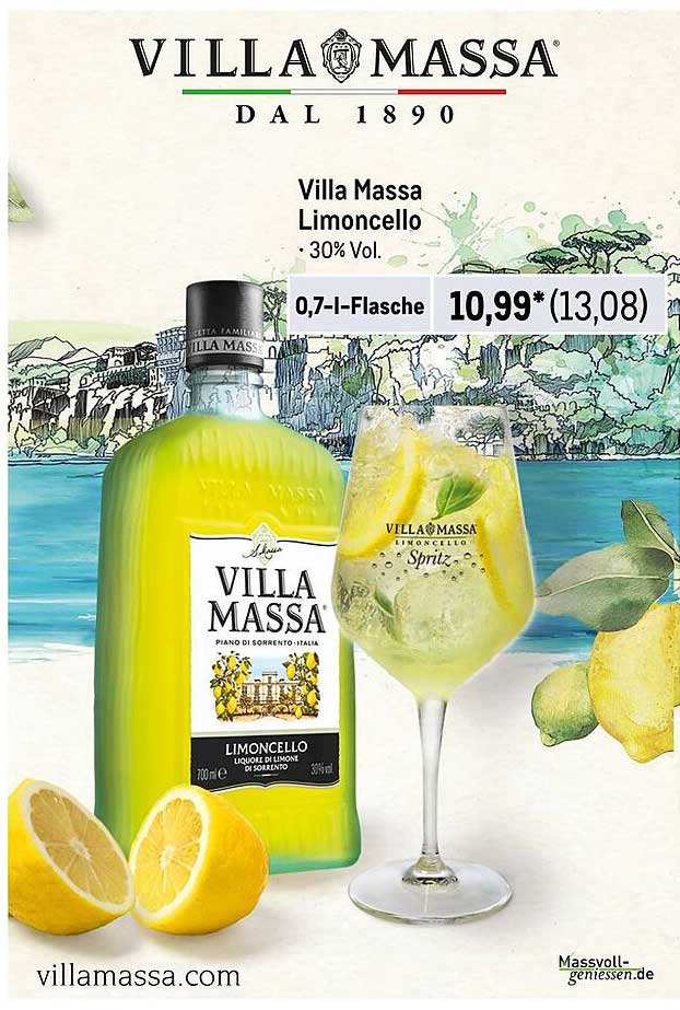 Villa Massa Limoncello Angebot bei METRO