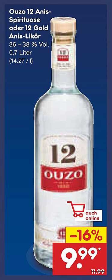 Ouzo 12 Gold Oder Rot