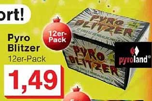 Pyro Blitzer 12Er-Pack Angebot bei Jawoll - ProspektGuru.de