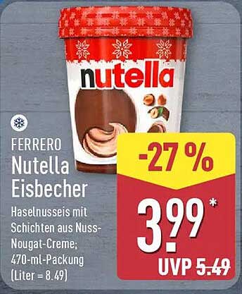Ferrero Nutella Angebot bei Handelshof - ProspektGuru.de