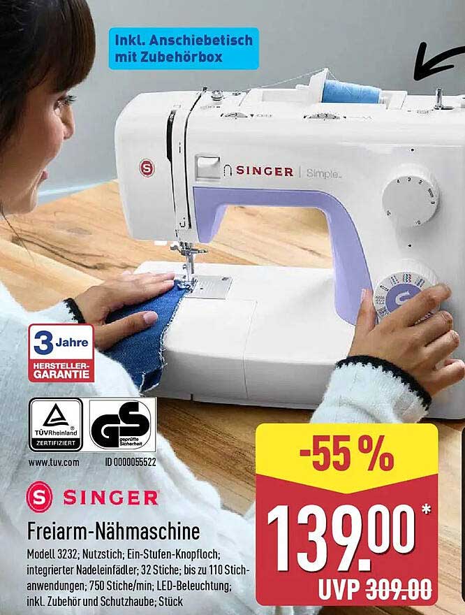 Nahmaschine Angebot Aldi