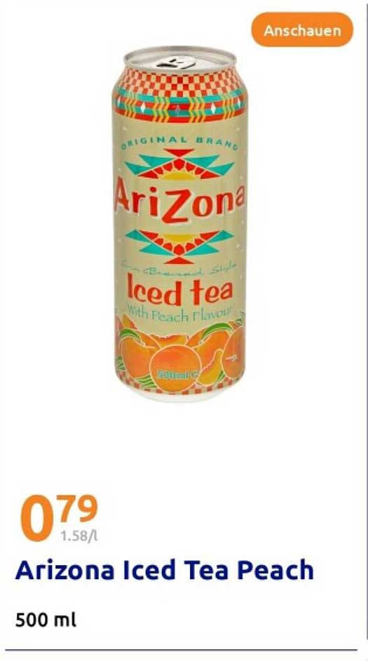 Arizona Iced Tea Peach Angebot bei Action
