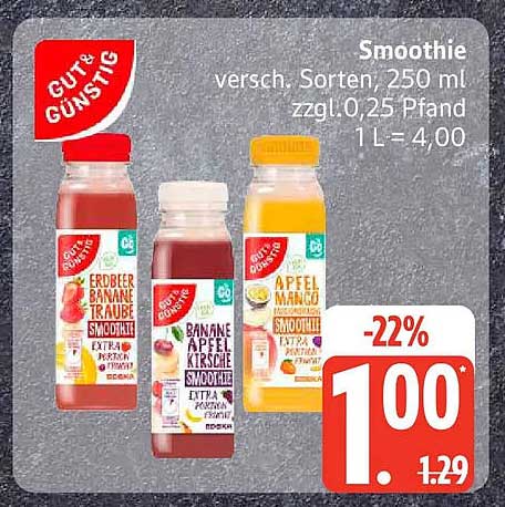 Smoothie Angebot bei Marktkauf - ProspektGuru.de