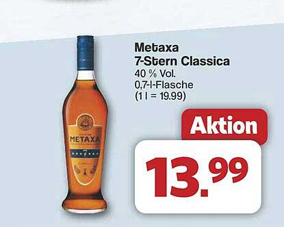 Metaxa 7-Stern Classica Angebot bei Famila Nord West - ProspektGuru.de