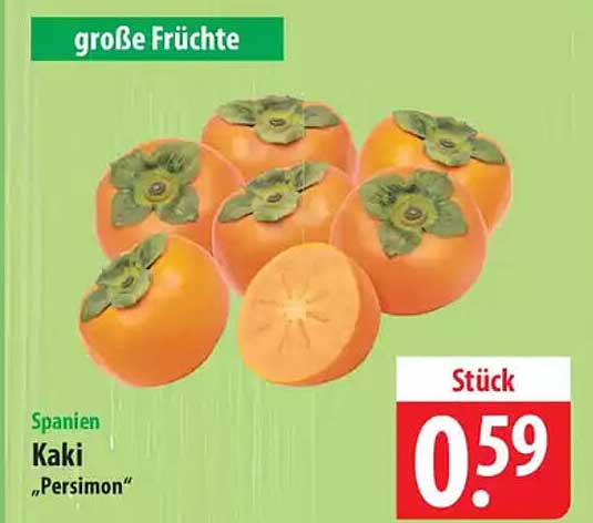 Kaki „Persimon“ Angebot bei Famila Nord Ost
