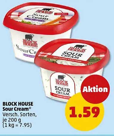 Block House Sour Cream* Angebot bei Penny - ProspektGuru.de