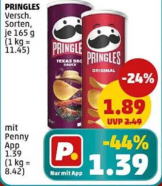 Pringles Angebot bei Penny