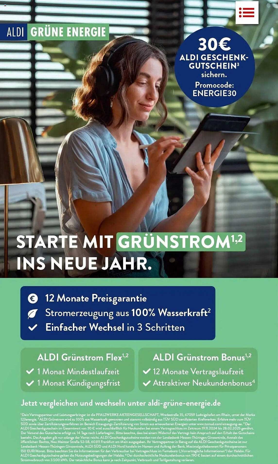 Aldi Grüne Energie Angebot bei Aldi Nord - ProspektGuru.de