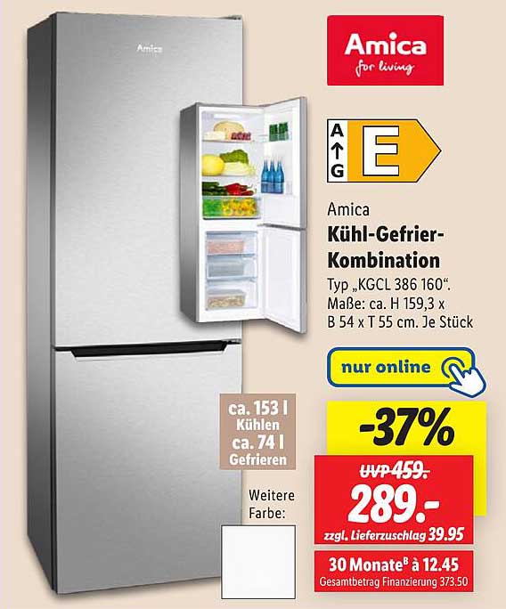 Kuhl Gefrier Kombi Angebot