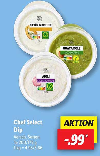 Chef Select Dip Angebot bei Lidl