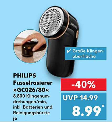 Philips Fusselrasierer »Gc026/80« Angebot bei Kaufland - ProspektGuru.de