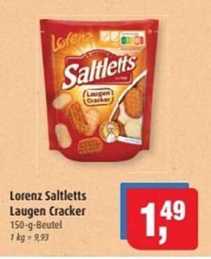 Lorenz Saltletts Laugen Cracker Angebot bei Markant - ProspektGuru.de