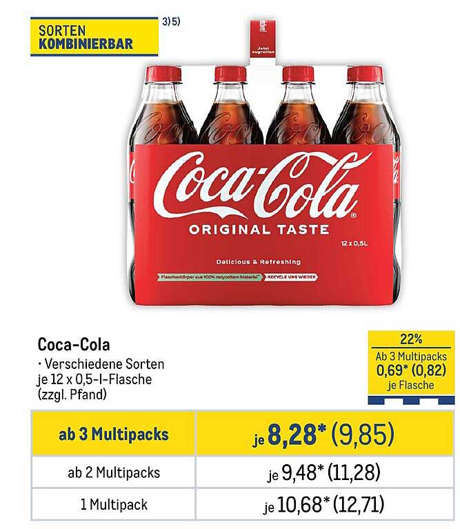 Coca-Cola Original Taste Angebot bei METRO