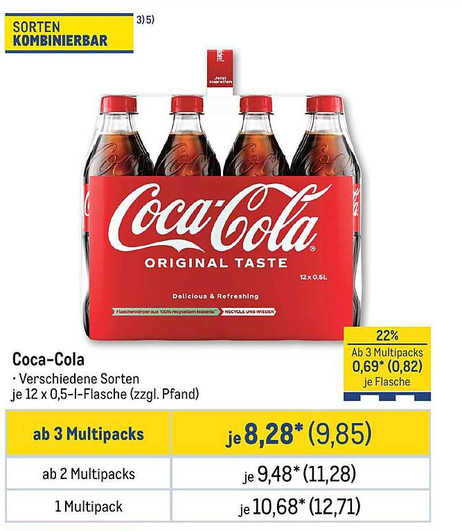Coca-Cola Angebot bei METRO