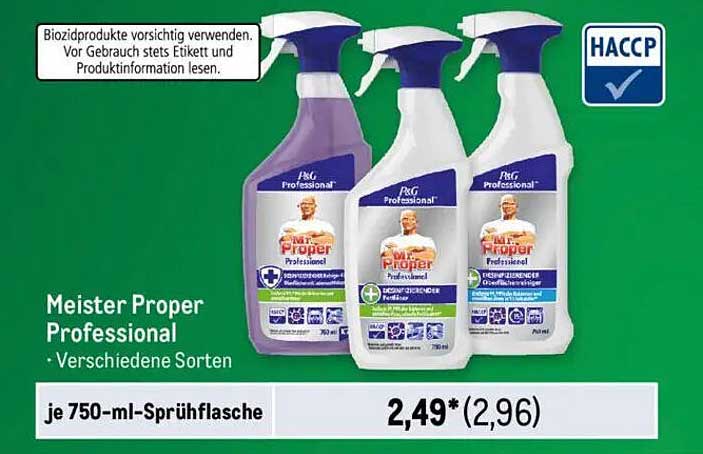 Meister Proper Professional Angebot bei METRO
