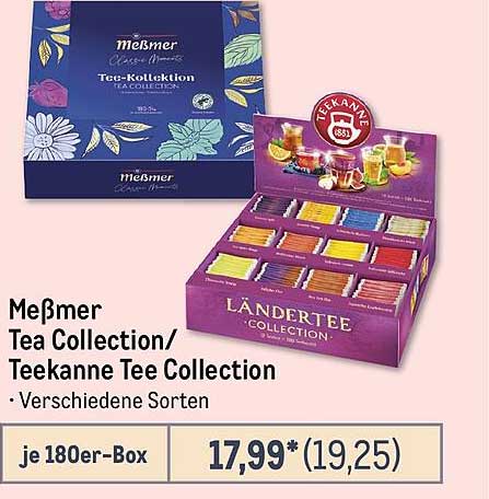 Meßmer Tea Collection / Teekanne Tee Collection - Verschiedene Sorten ...