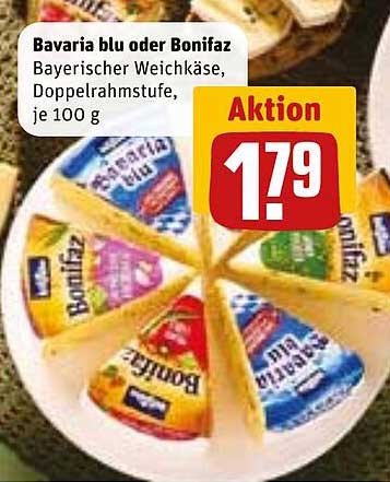 Bavaria Blu Oder Bonifaz Bayerischer Weichkäse, Doppelrahmstufe, Je 100 ...