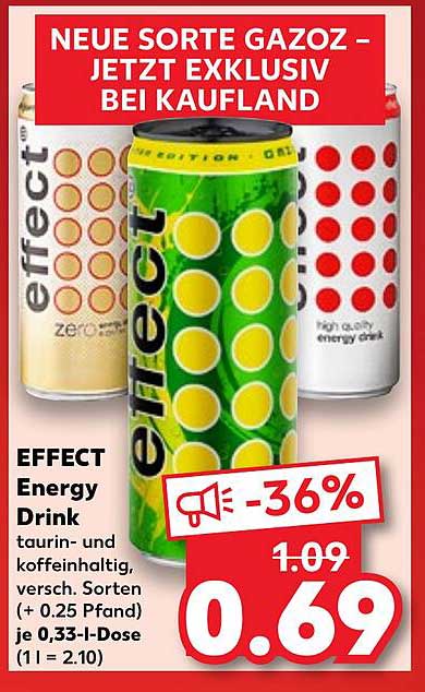 Effect Energy Drink - Neue Sorte Gazoz Jetzt Exklusiv Bei Kaufland ...