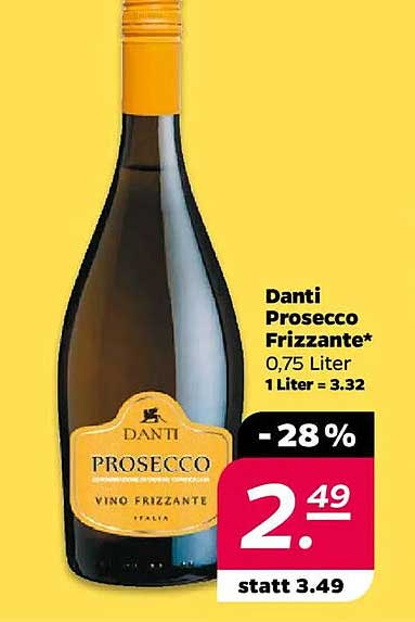 Danti Prosecco Frizzante* Angebot bei NETTO - ProspektGuru.de