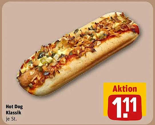 Hot Dog Klassik Angebot bei REWE Kaufpark - ProspektGuru.de