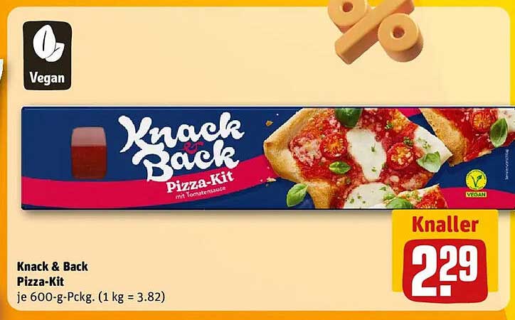 Knack & Back Pizza-Kit Angebot bei REWE Kaufpark - ProspektGuru.de