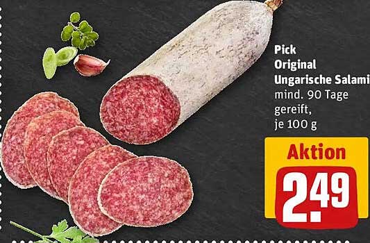 Pick Original Ungarische Salami Angebot bei REWE Kaufpark - ProspektGuru.de