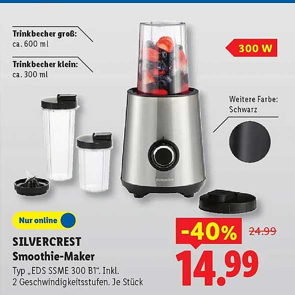 Silvercrest Smoothie-Maker Angebot bei Lidl - ProspektGuru.de