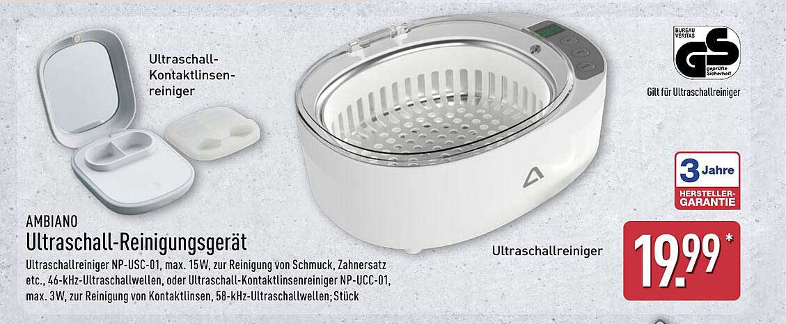 Ultraschall Reinigungsgerat Aldi