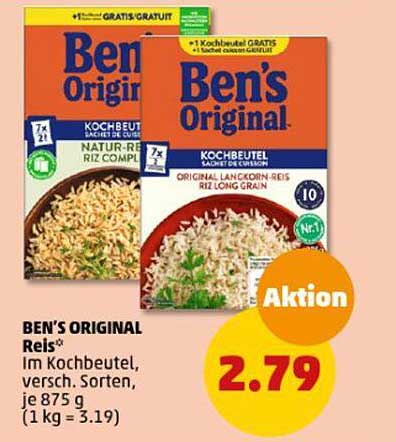 Ben's Original Reis* Angebot bei Penny